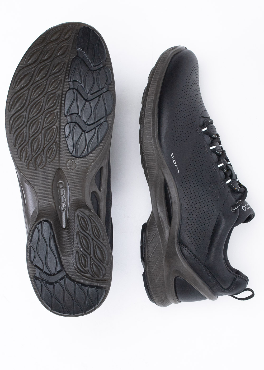 ECCO BIOM FJUEL M LOW FG 837514-01001 - Sneakersy Męskie - Czarny ...